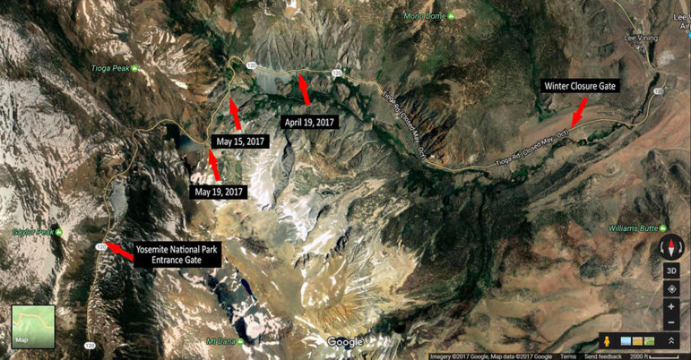 Tioga Pass: Memorial Day weekend update