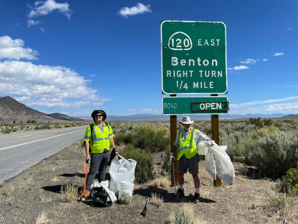 Adopt-a-Highway clean up day