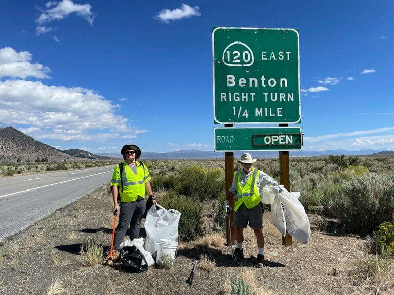 Adopt-a-Highway clean up day